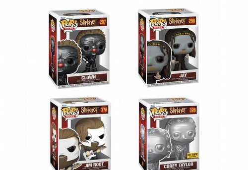 Funko pop rocks Slipknot: Jay, Clown, Jim Root