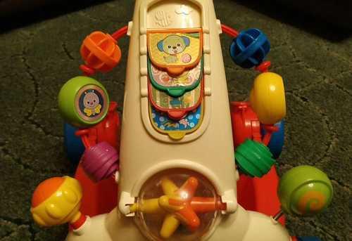 Игрушки fisher price ходунки- тележка