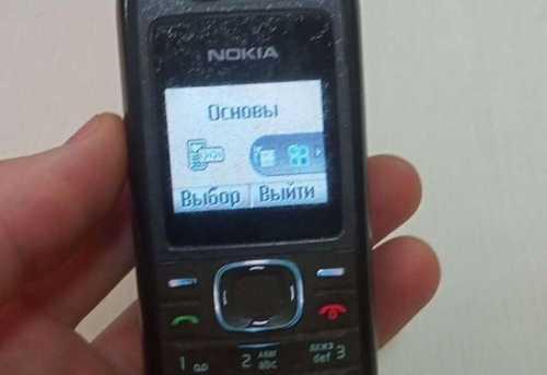 Nokia 1208, чёрный, полностью рабочий