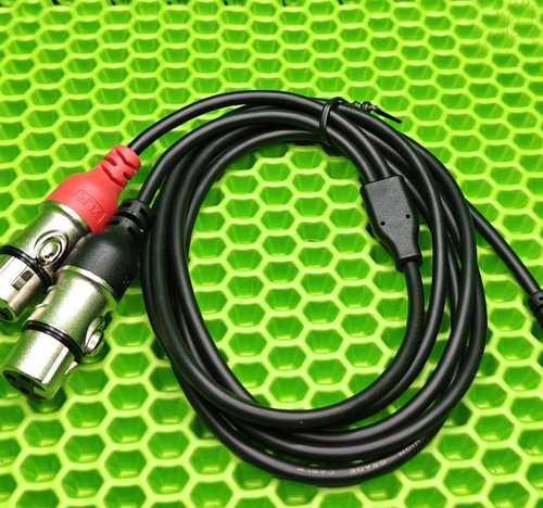 Аудио кабель 3,5Stereo - 2XLR(F) 1,8m LivePower