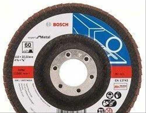 Bosch 2608607350 круг лепестк 115мм K60 E.f.Metal