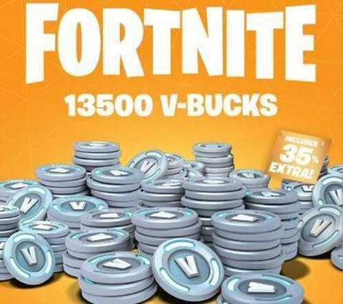 Fortnite 1000 2800 5000 13500 V-bucks