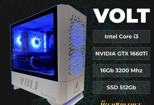 Игровой пк "volt" (i3, 1660Ti, 16Gb RAM, SSD 512)