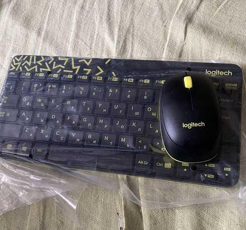 Клавиатура и мышь беспроводные Logitech mk240Nano