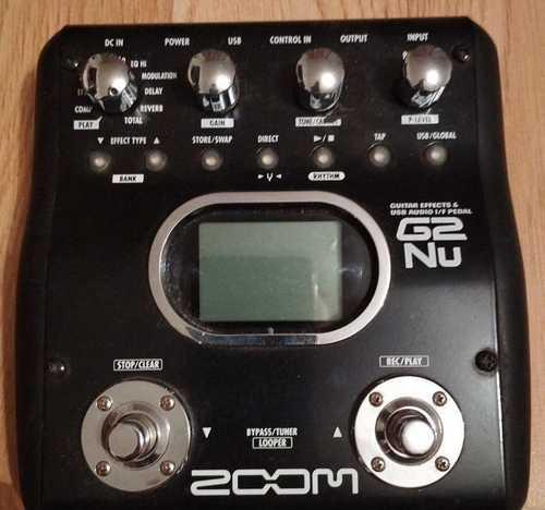 Гитарный процессор zoom G2Nu новый