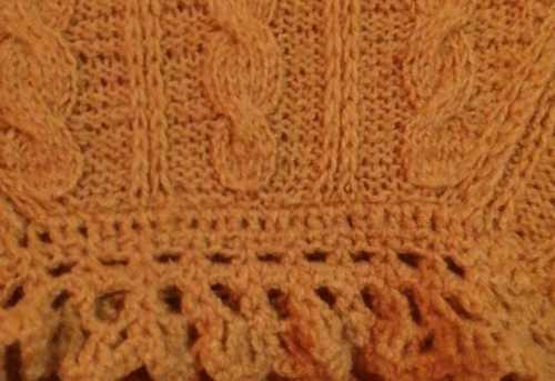 Кофта свитер женский ручной вязки 52-56
