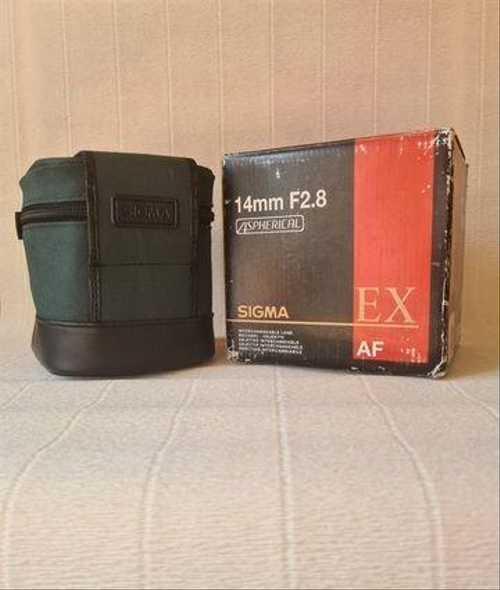Объектив Sigma 14mm f/2.8 EX aspher f/pentax-AF