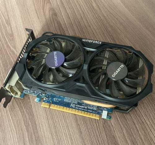 Видеокарта gtx 750ti 2gb