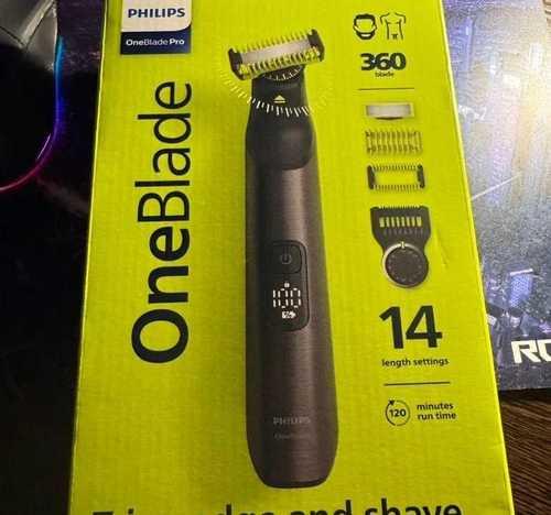 Триммер philips oneblade pro qp6551/15