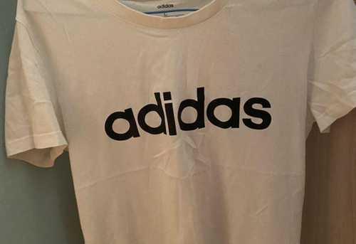 Белая футболка Adidas Оригинал