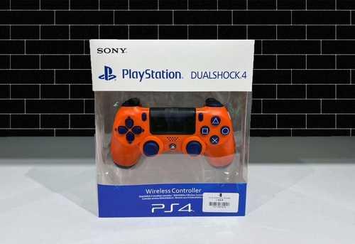 Новый DualShock 4 Sunset Orange Реплика