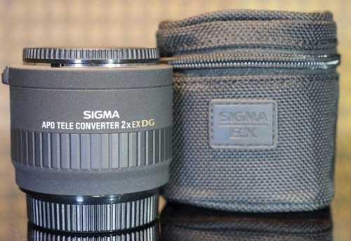 Sigma apo tele converter 2x EX DG для Nikon