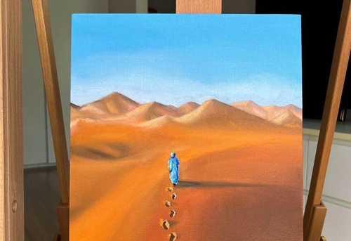 Картина пейзаж пустыня на холсте маслом