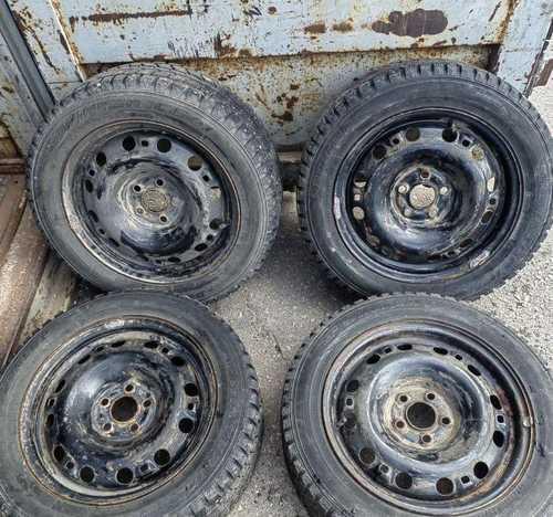 195/55 R15 Dunlop SP Winter ICE 01 Зима Штампованные R15 pсd:5x100 ет:38 DIA:57.1