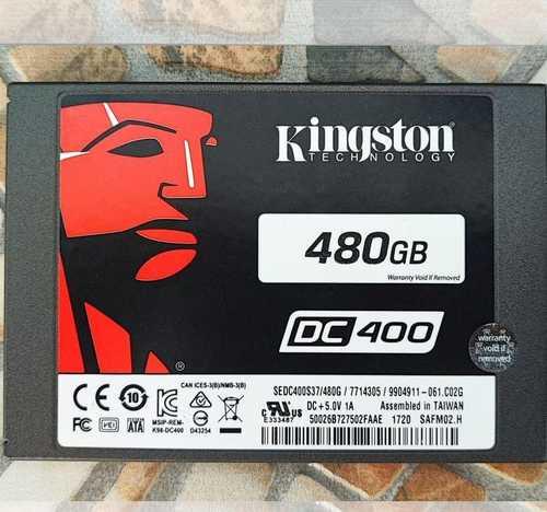 SSD накопитель 2.5 Kingston DC400 480GB