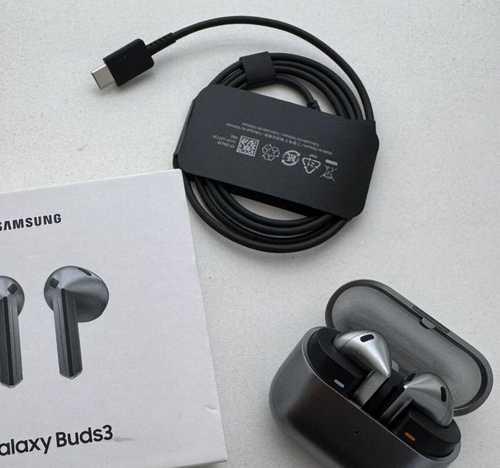 Беспроводные наушники Samsung Galaxy Buds3 Серебро