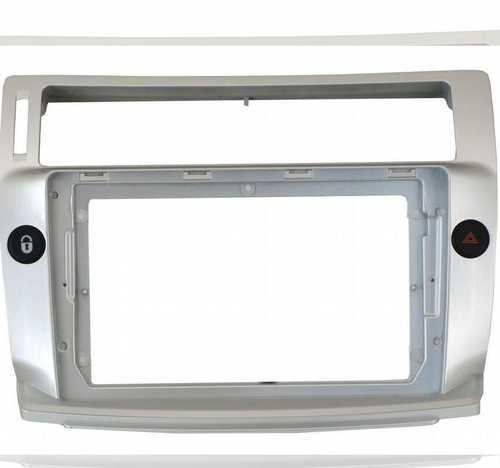 Рамка переходная citroen C4 2004-2009,9" silver