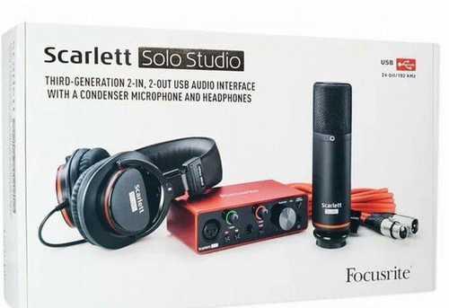 Focusrite Scarlett Solo Studio 3rd Gen
