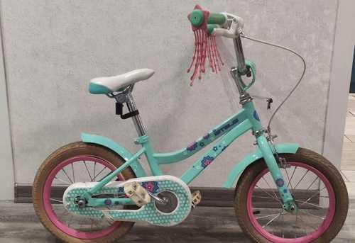 Велосипед stells 14 дюймов для девочек