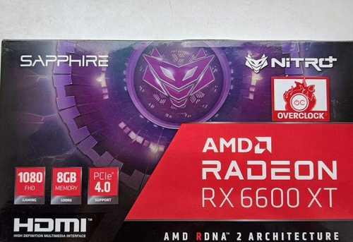 Radeon rx6600xt sapphire nitro+ (на гарантии днс)