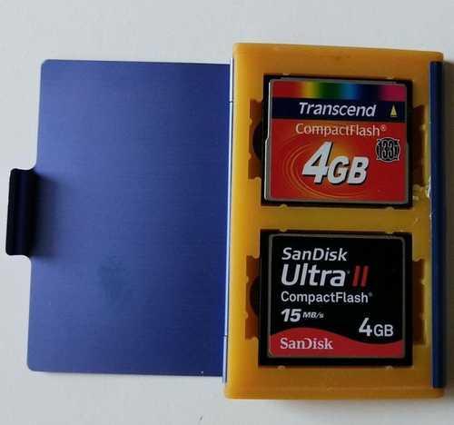 Карты памяти на 4 GB в футляре