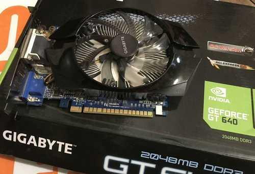 Gigabyte nvidia GT 640 2Gb Ret