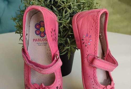 Туфли для девочки 26 Pablosky Кожа