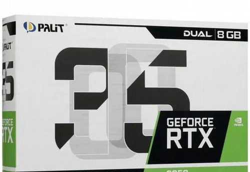 Видеокарта Palit GeForce RTX 3050 8GB (новая)