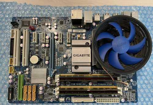 Gigabyte GA-EP43-UD3L + Intel Quad Q9450 + 8Gb