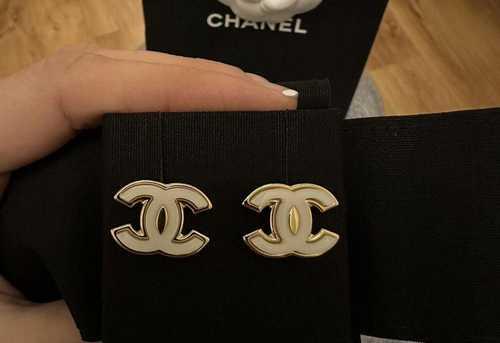 Серьги chanel оригинал