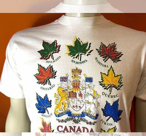 Футболка винтажная Canada M/L Импорт