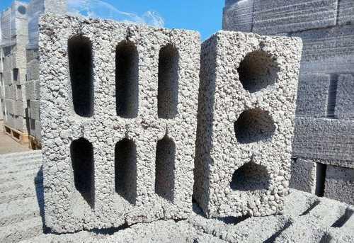 Шлакоблок керамзитный керамзитобетонный бетонный U