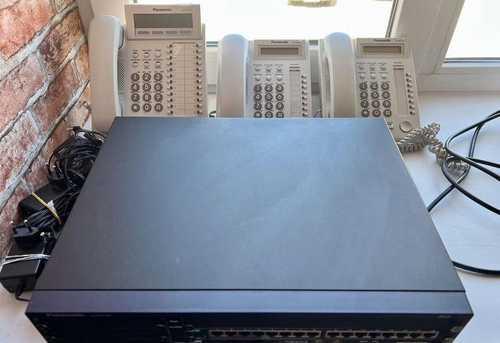IP атс Panasonic KX-NCP500 (станция и телефоны)
