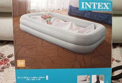Надувная детская кровать Интекс