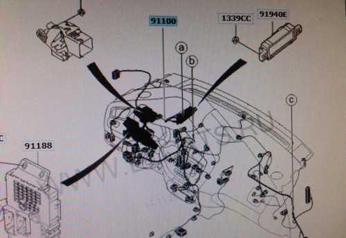 Проводка торпедо Kia ceed JD