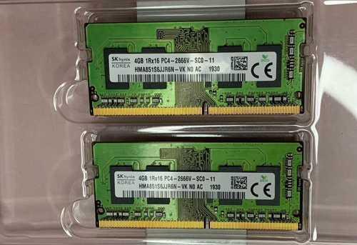 Оперативка Sk hynix 4gb 1rx16 pc4-2666v-sco-11