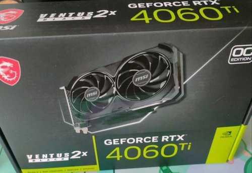 Видеокарта Msi geforce rtx4060 ti ventus 2xblack8g