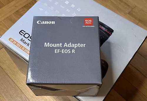 Коробка canon adapter ef eos r & фильтры