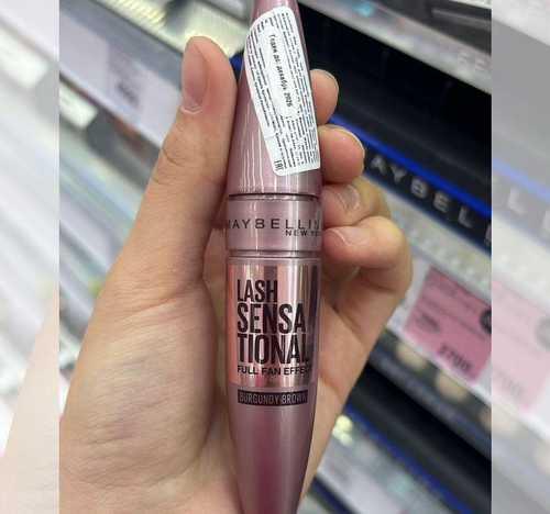 Тушь для ресниц Maybelline burgundy brown