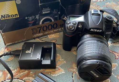 Зеркальный фотоаппарат nikon d7000 18-105 VR Kit