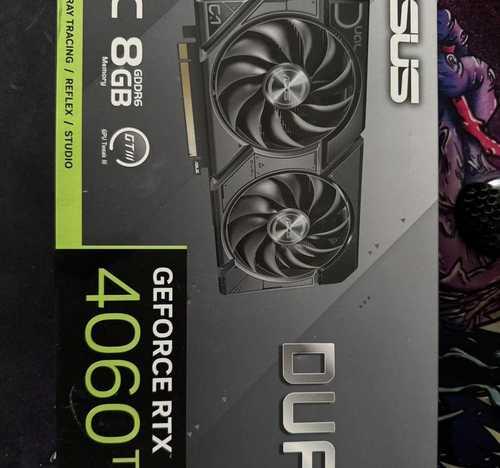 Видеокарта Asus Dual Rtx 4060 ti 8gb