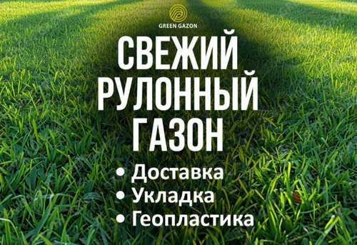 Газон в рулонах в наличии с быстрой доставкой