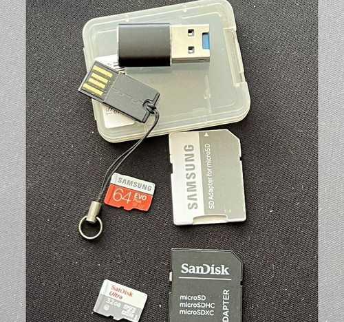 Micro sd samsung evo и sandisk