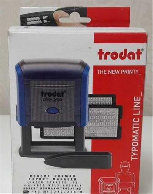 Самонаборный штамп trodat printy 4928 typo 06253