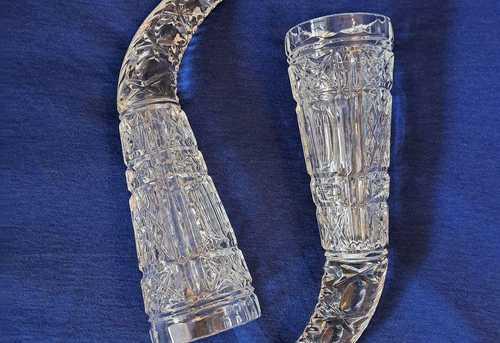 Рога хрустальные СССР, 2 штуки