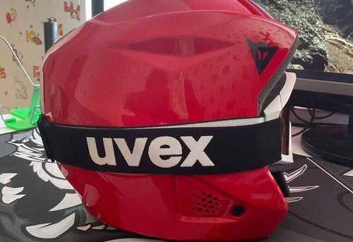 Шлем горнолыжный детский dainese с очками uvex