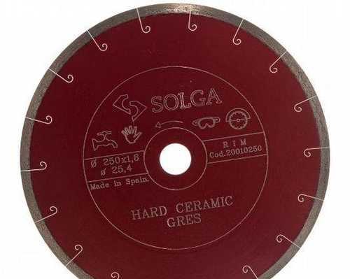 Диск алмазный Solga diamant 250 25.4 Hard Ceramics