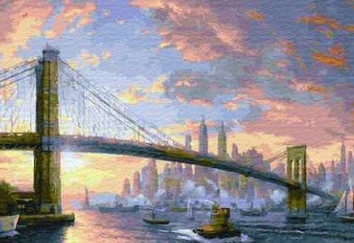 Картина по номерам «Мост» 40х50 см 28 цветов