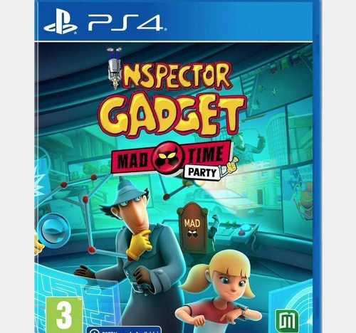 Inspector Gadget: Mad Time Party PS4, русские субтитры