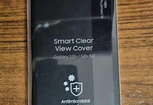 Чехол книжка SMART Clear View Cover на S21+